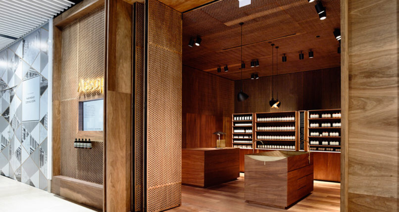 A guide to the commercial interior for Aesop Emporium